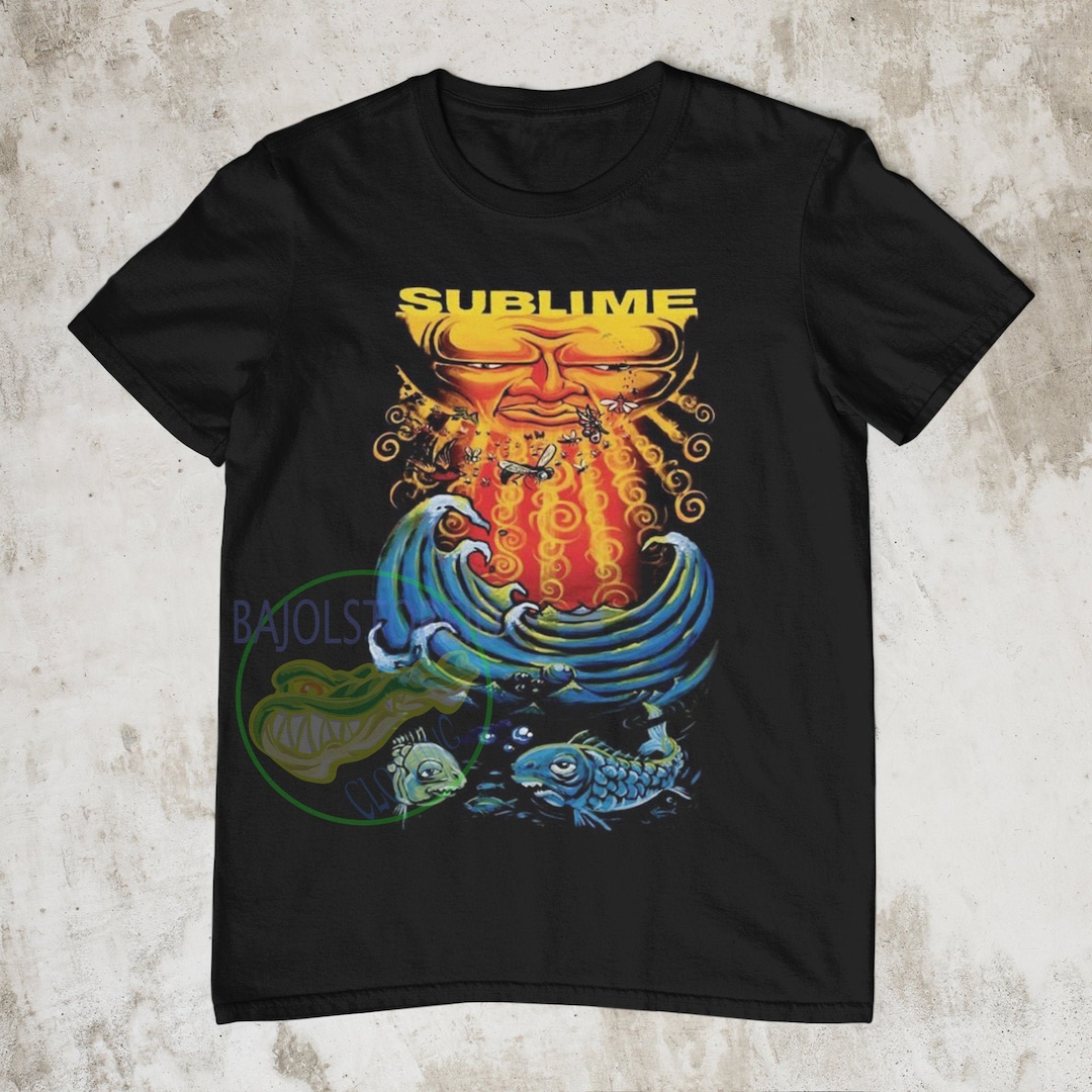 Sublime Shirt, Sublime Poster Fish and Sun Tshirt, Sublime Tee, Sublime ...
