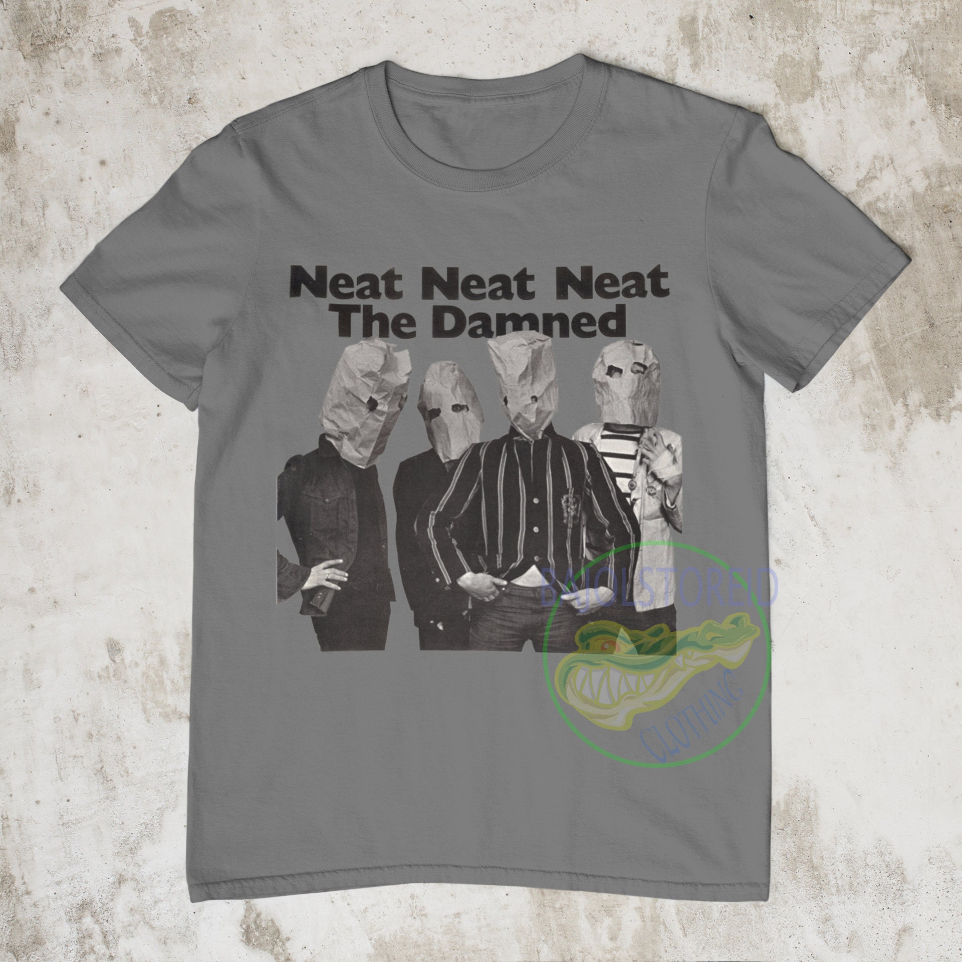 The Damned 'neat Neat Neat' T-shirt, Rock Band Tee - Etsy