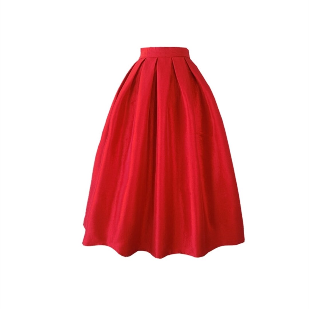 Retro Jacquard Embroidered A Line Skirt Black High Waisted Skirtautumn Winter Skirthoeben