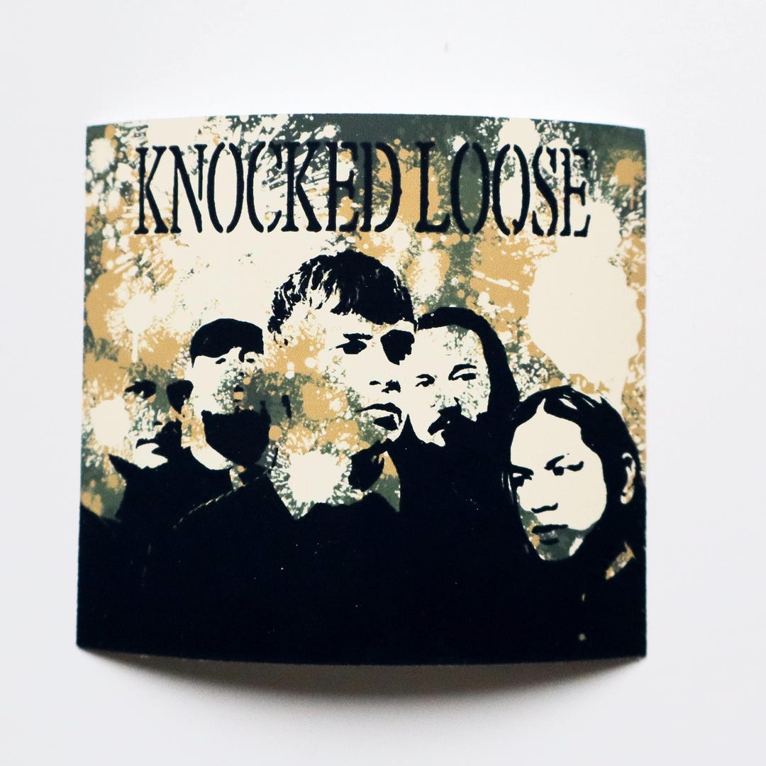 Knocked Loose Sticker | Splatter Album Hardcore Die Cut Vinyl Stickers ...