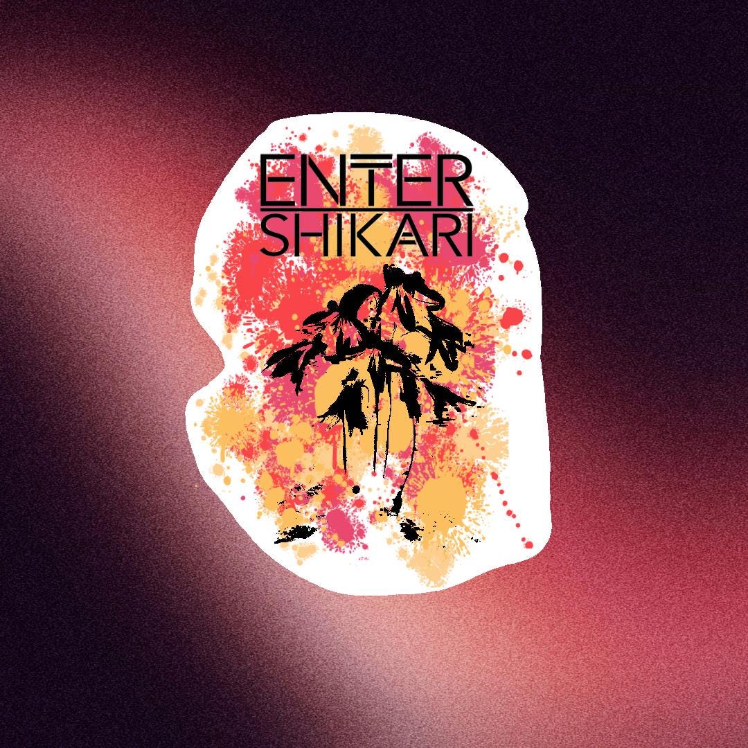 Enter Shikari Kiss for the Whole World Inspired Sticker - Splatter ...