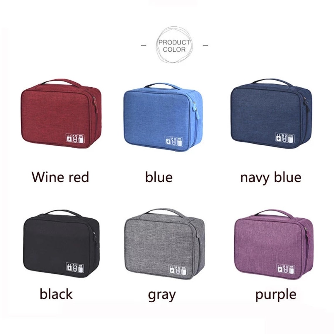 Tech Accessories Bag Travel Cord Organizer Cable Storage - Etsy