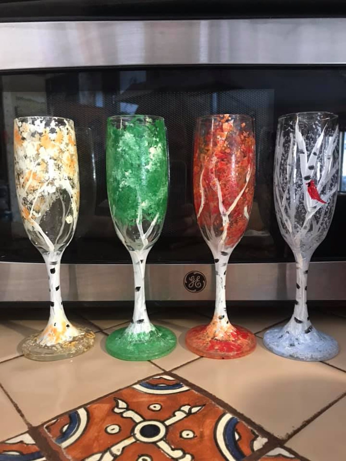 Four Seasons Aspen Champagne Flutes - Etsy