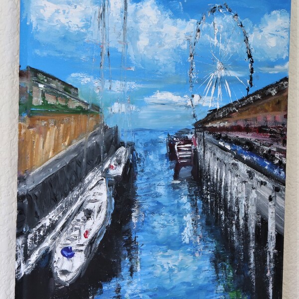 Seattle Painting - Etsy