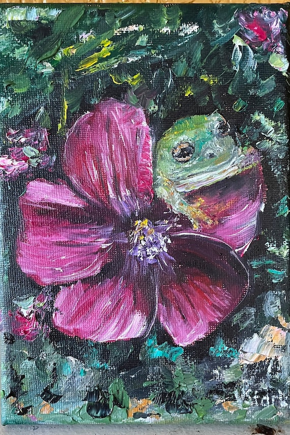 Frog Oil Painting