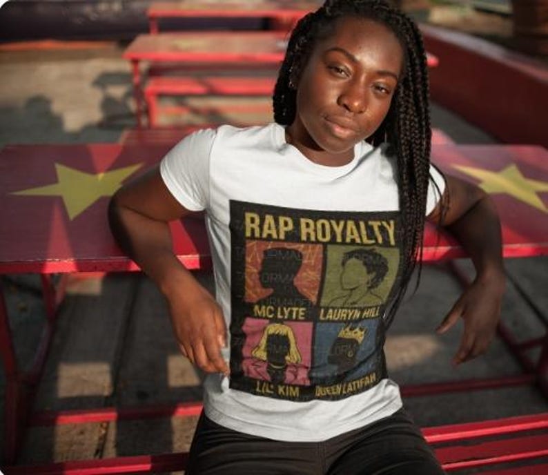 Rap Queens Collage Shirt Template | 90s Hip-hop Legends | Mclyte ...