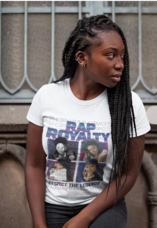 Rap Queens Collage Shirt Template | 90s Hip-hop Legends | Mclyte ...