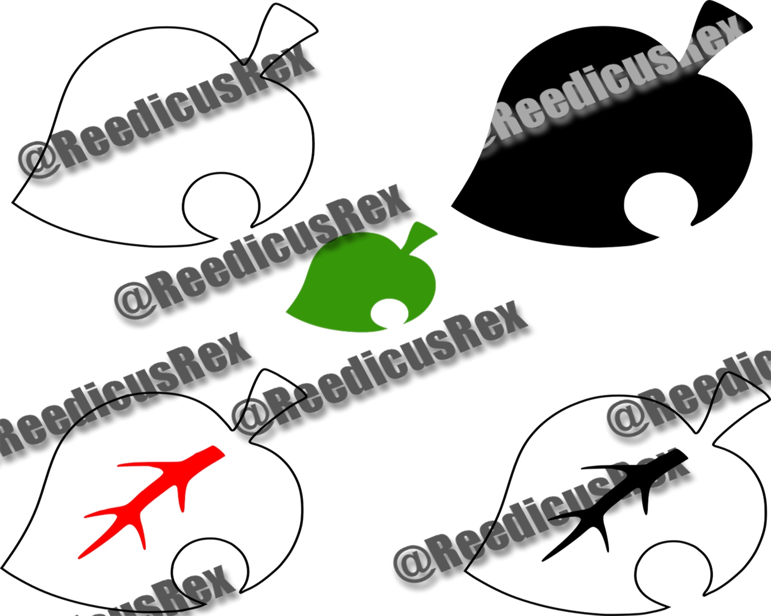 Animal Crossing Leaf SVG, Animal Crossing Leaf PNG - Etsy