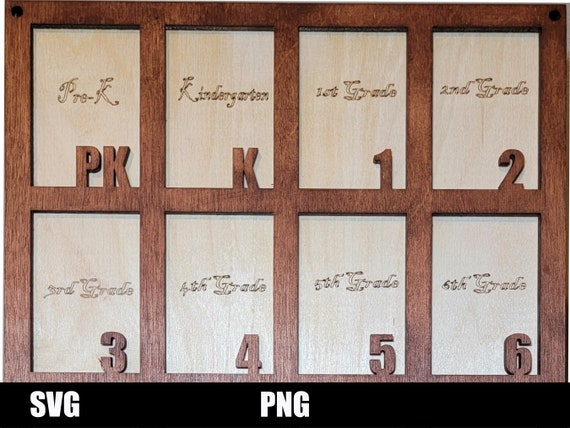 Through the Years Picture Frame Vector File SVG and PNG - Etsy Canada