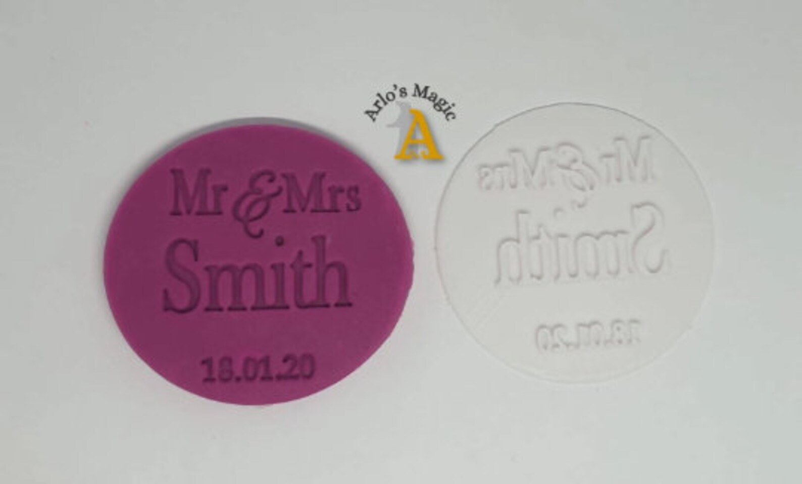 Wedding Personalised Embossing Stamp Multiple Designs - Etsy UK