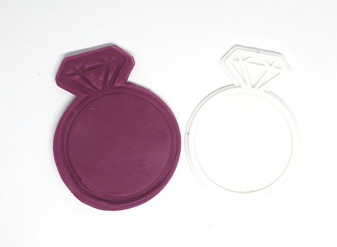 Wedding Ring Embossing Stamp & Cutter - Etsy