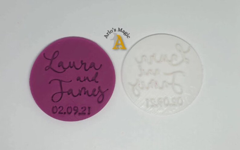 Wedding Personalised Embossing Stamp Multiple Designs - Etsy UK