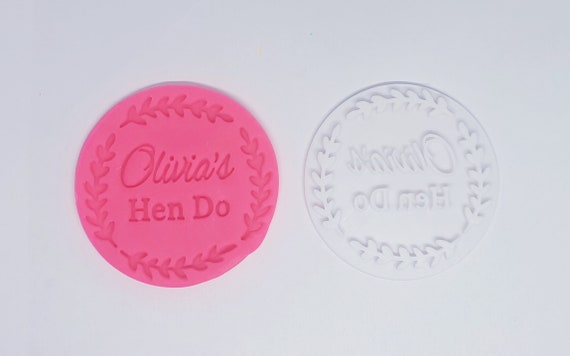 Sculpting & Forming Embossing Stamp Personalised Hen Party Bridal ...