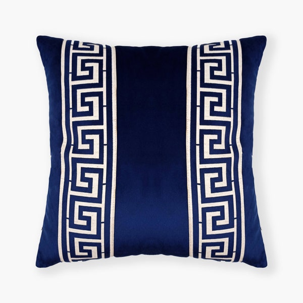 Greek Key Cushion - Etsy