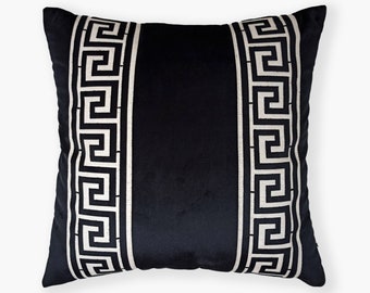 Greek Key Cushion | Etsy