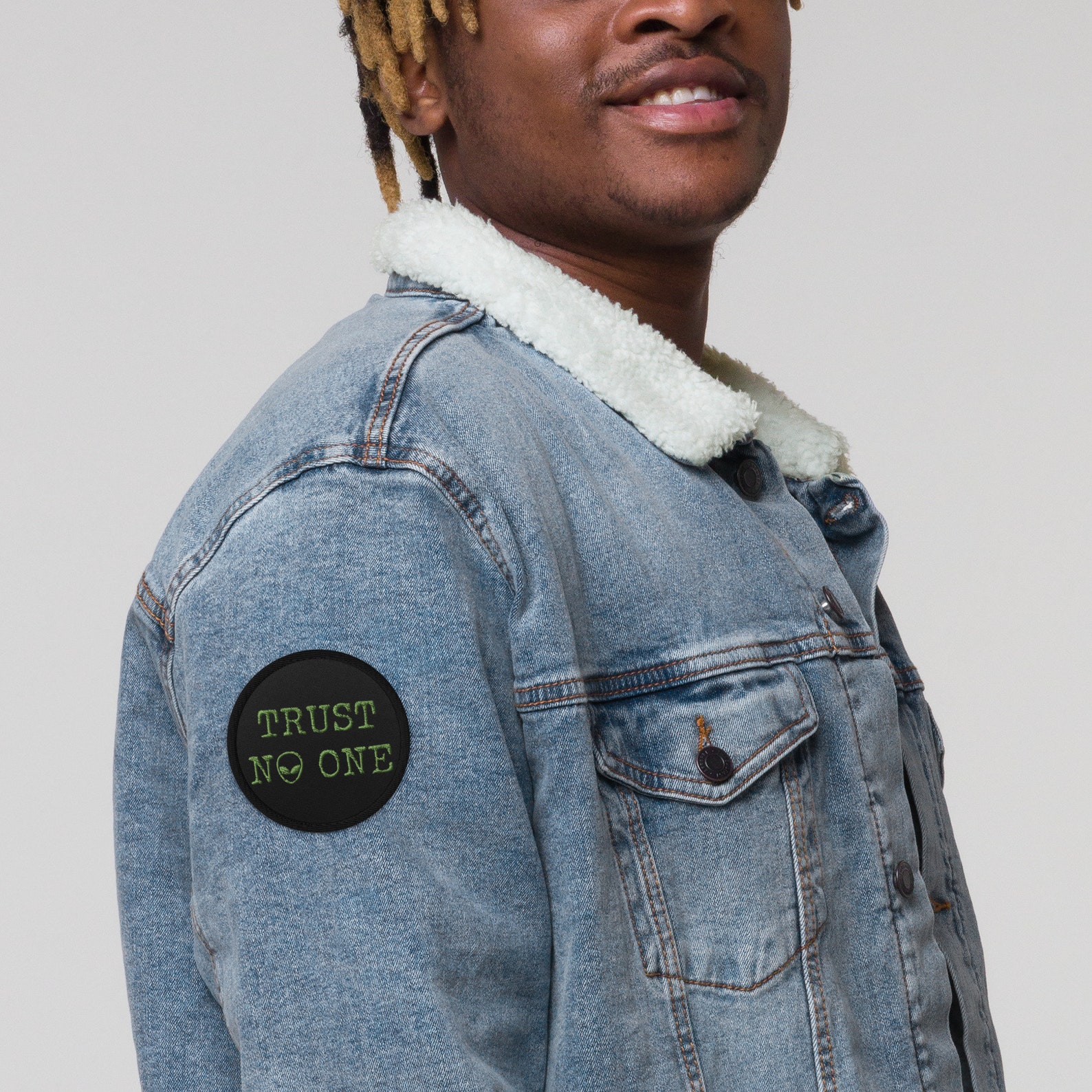 Trust No One Patch - Etsy