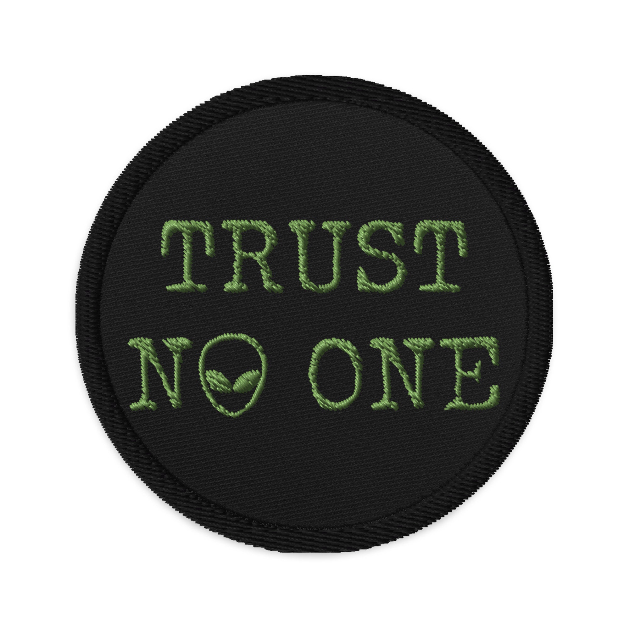 Trust No One Patch - Etsy