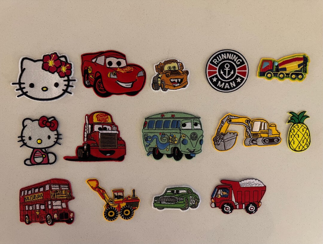 Cartoon Patches 14 Varieties - Etsy