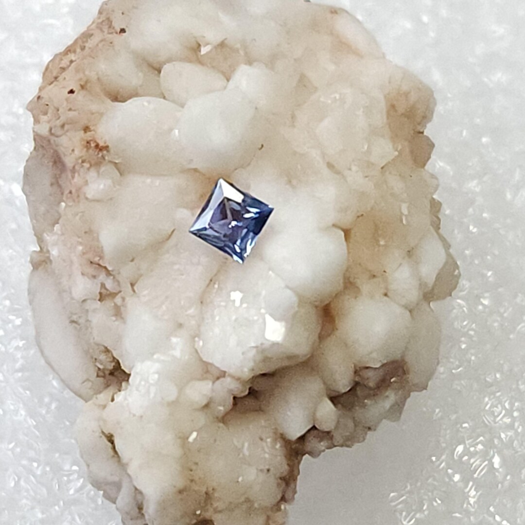 Montana Blue Yogo Sapphire/ Princess Cut/ 3.1mm/ Square/ Loose/ Artisan ...