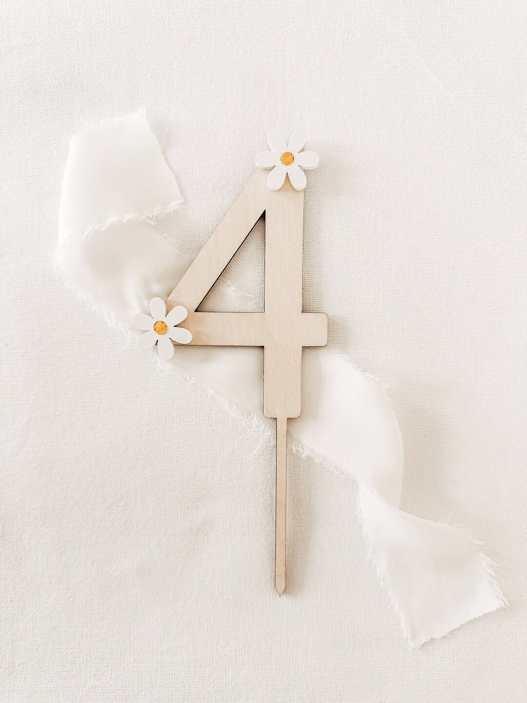 Cake Topper | Number | Daisy | Flower | - Etsy