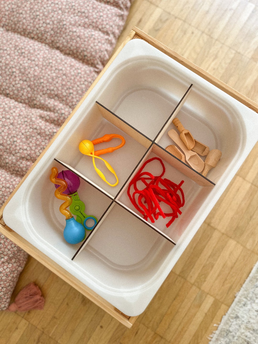 Montessori | Activity Board | Lid for Trofast | Flisat Insert | Trofast ...