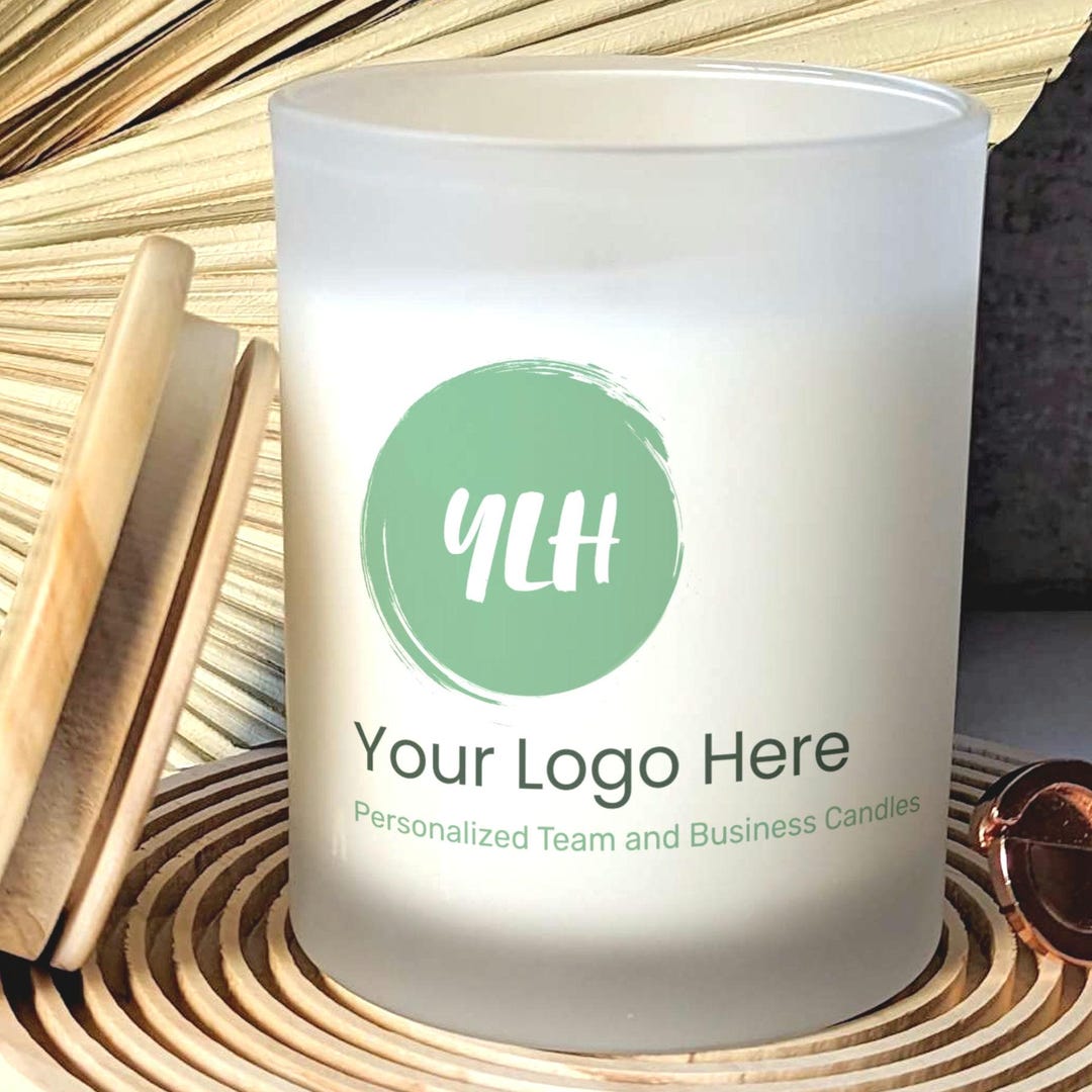 Custom Logo Candle no Label Bulk Personalized Logo Candle Business ...