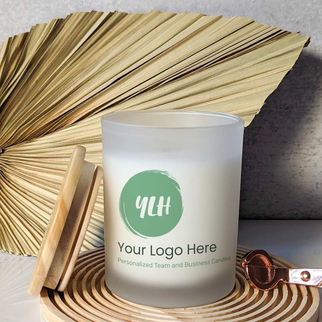 Custom Logo Candle Personalized Logo Candle Business Gifts Realtor Team ...