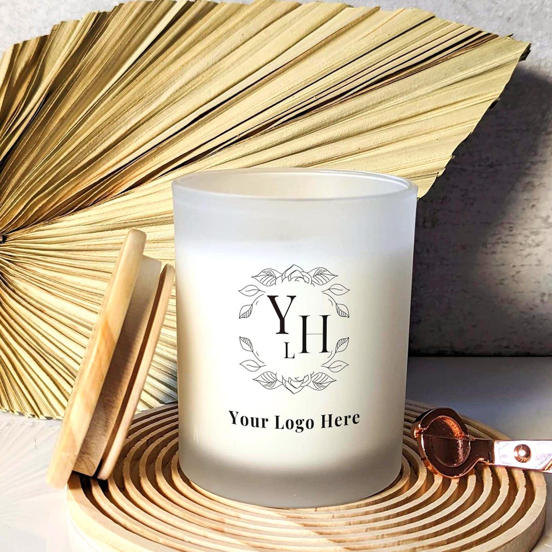 Custom Logo Candle (no Label) Bulk Personalized Logo Candle Business ...