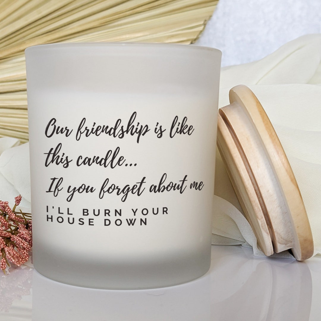 Friendship Candle, Best Friend Gift, Friendship Gift, Friend Gift, Our ...
