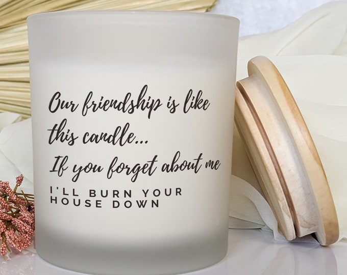 Friendship Candle, Best Friend Gift, Friendship Gift, Friend Gift, Our ...