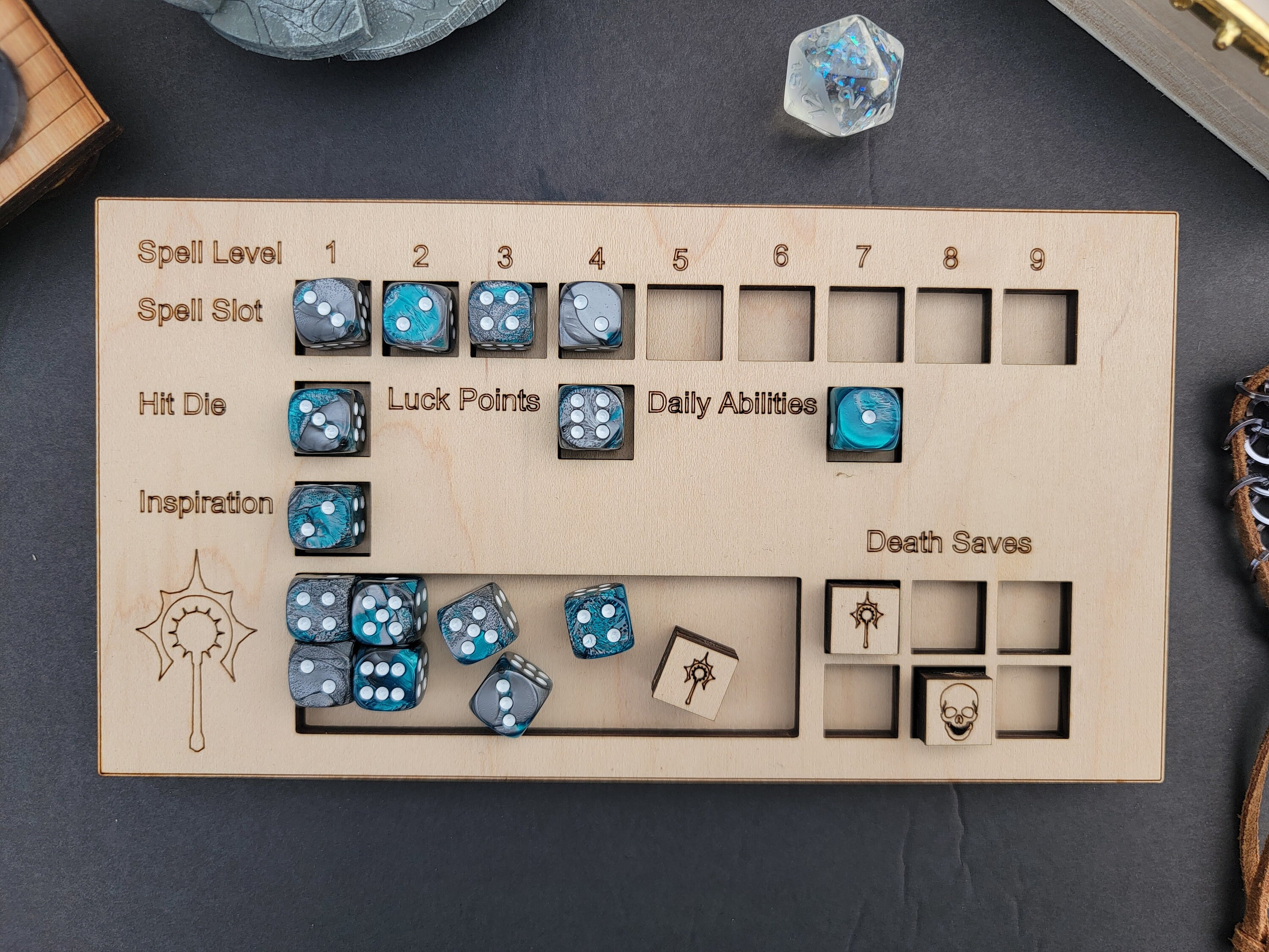 Table Top or Role Playing Spell and Ability Tracker. Customizable! - Etsy