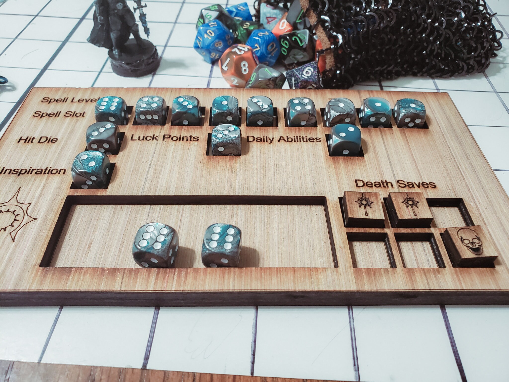 Table Top or Role Playing Spell and Ability Tracker. - Etsy UK