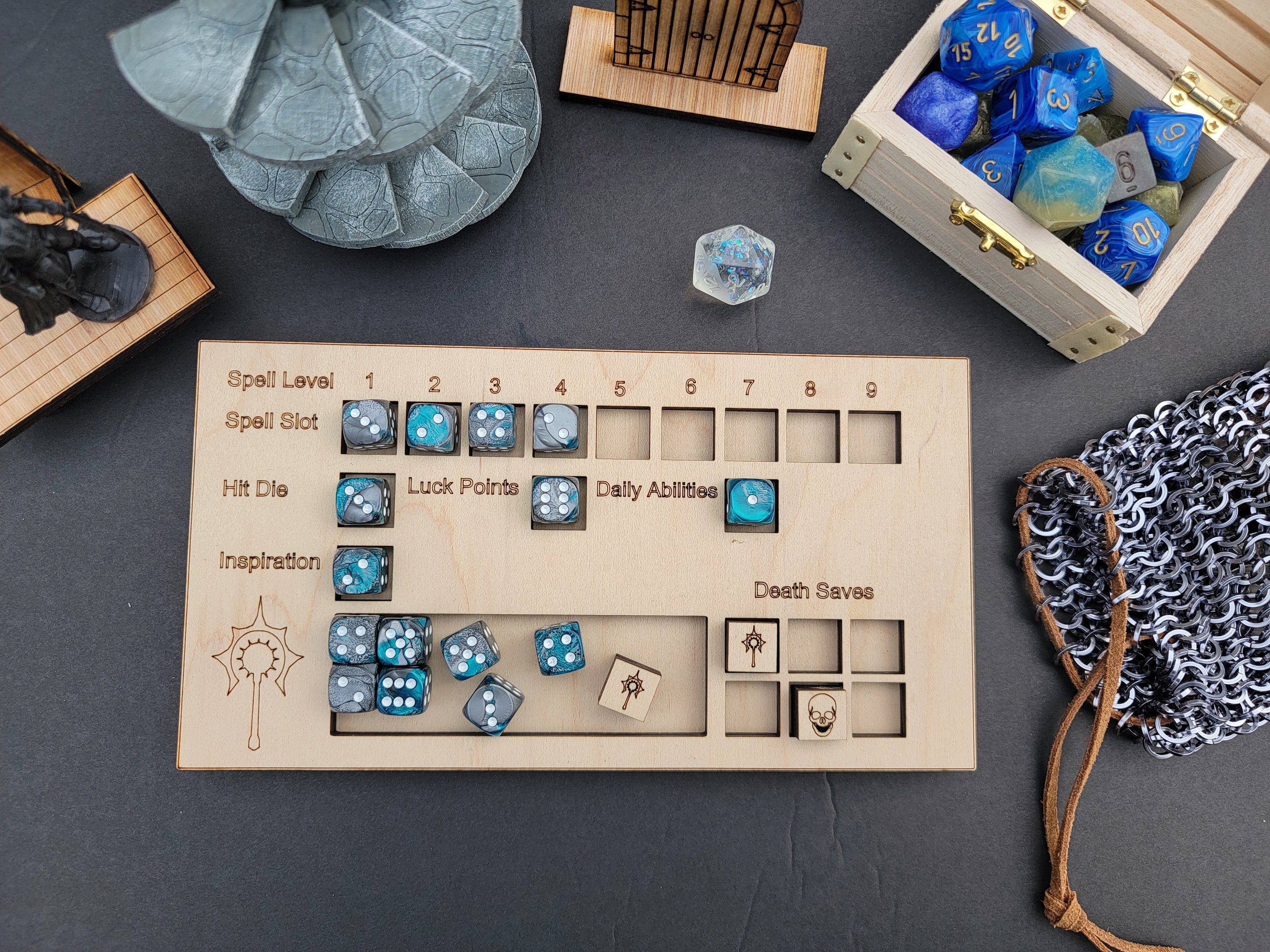 Table Top or Role Playing Spell and Ability Tracker. Customizable! - Etsy