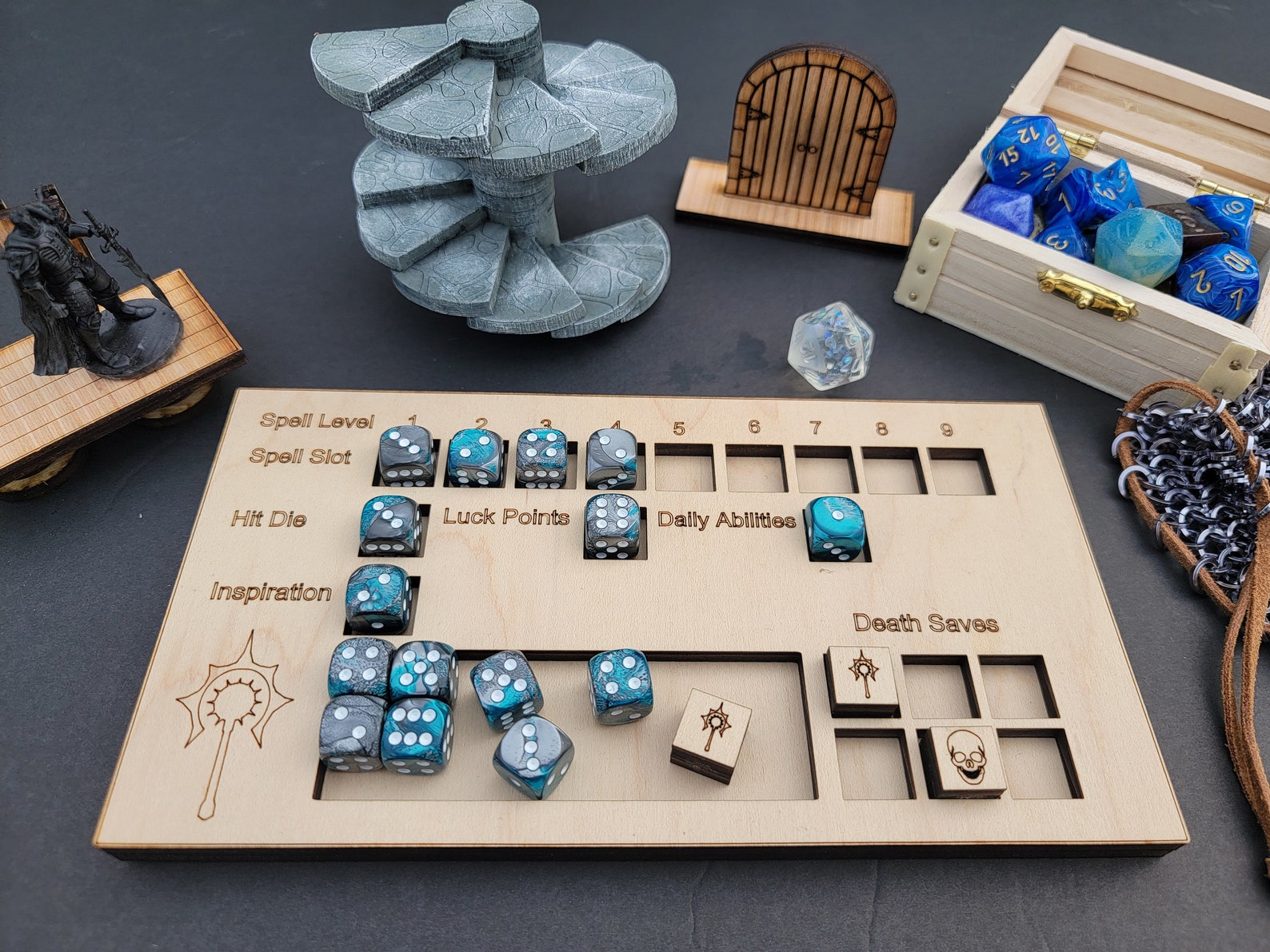 Table Top or Role Playing Spell and Ability Tracker. Customizable! - Etsy