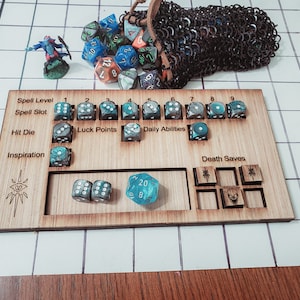 Table Top or Role Playing Spell and Ability Tracker. Customizable! - Etsy