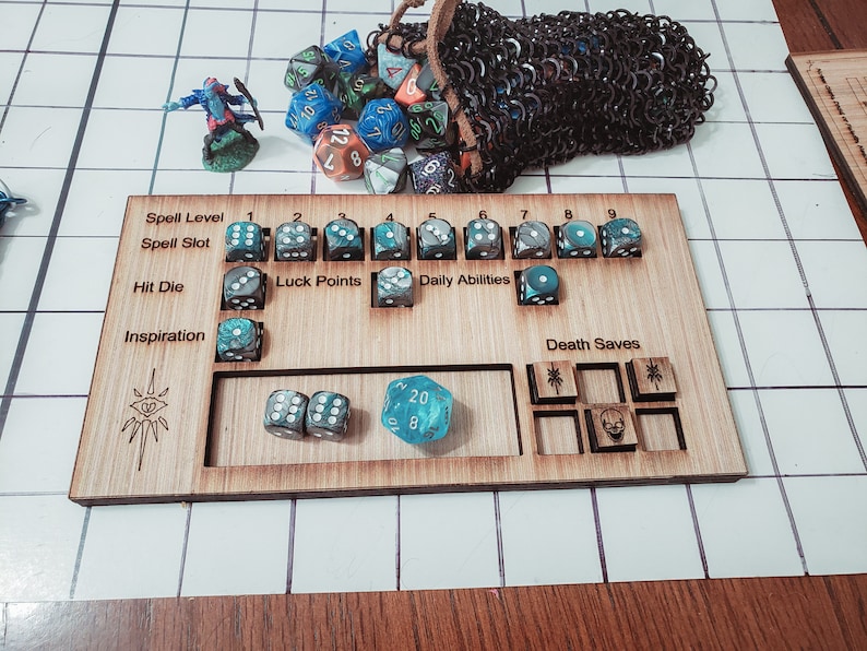 Table Top or Role Playing Spell and Ability Tracker. - Etsy