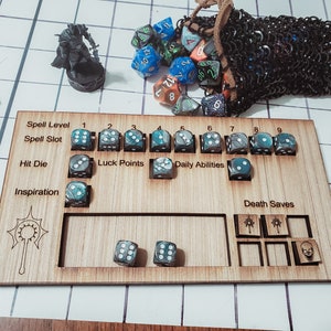 Table Top or Role Playing Spell and Ability Tracker. Customizable! - Etsy