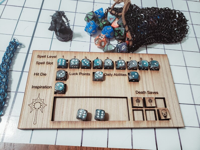 Table Top or Role Playing Spell and Ability Tracker. - Etsy