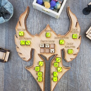 Table Top or Role Playing Spell and Ability Tracker. - Etsy