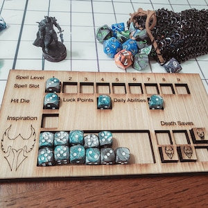 Table Top or Role Playing Spell and Ability Tracker. Customizable! - Etsy