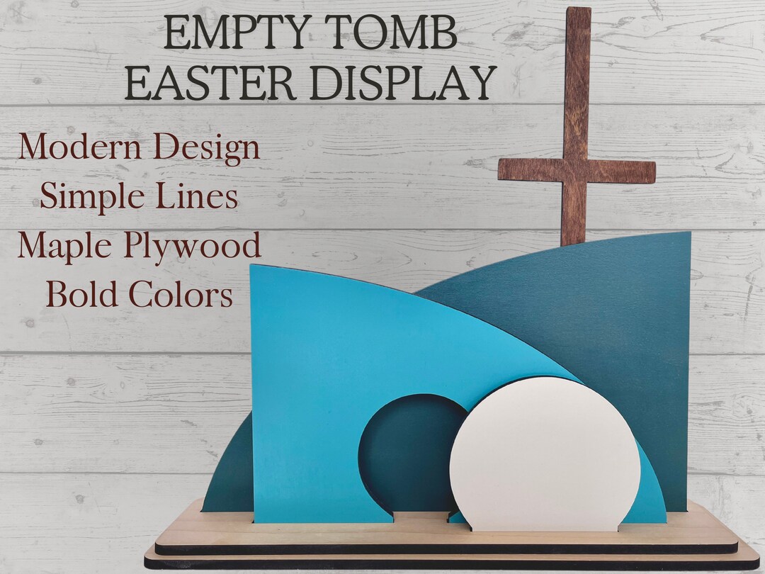 Empty Tomb Easter Display- Modern Contemporary Style With Smooth Lines ...