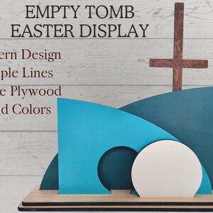Empty Tomb Easter Display Modern Contemporary Style With Smooth Lines ...