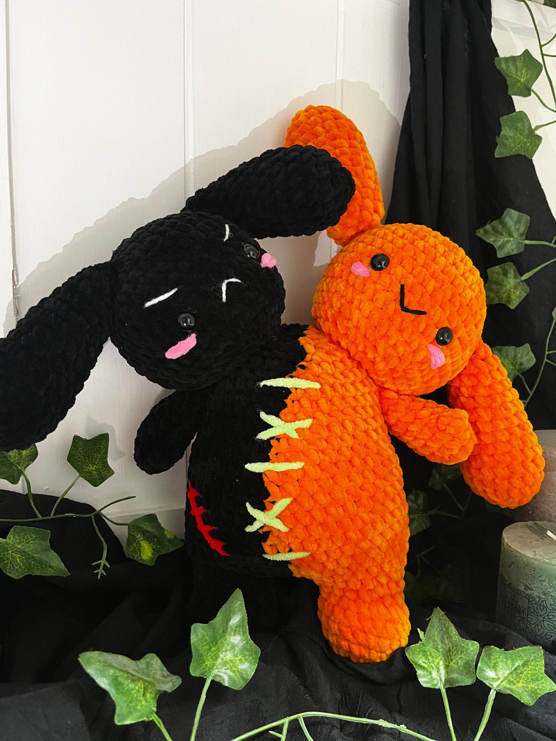 Two-headed Cuddly Toy / Two-headed Rabbit / Spooky / Halloween - Etsy