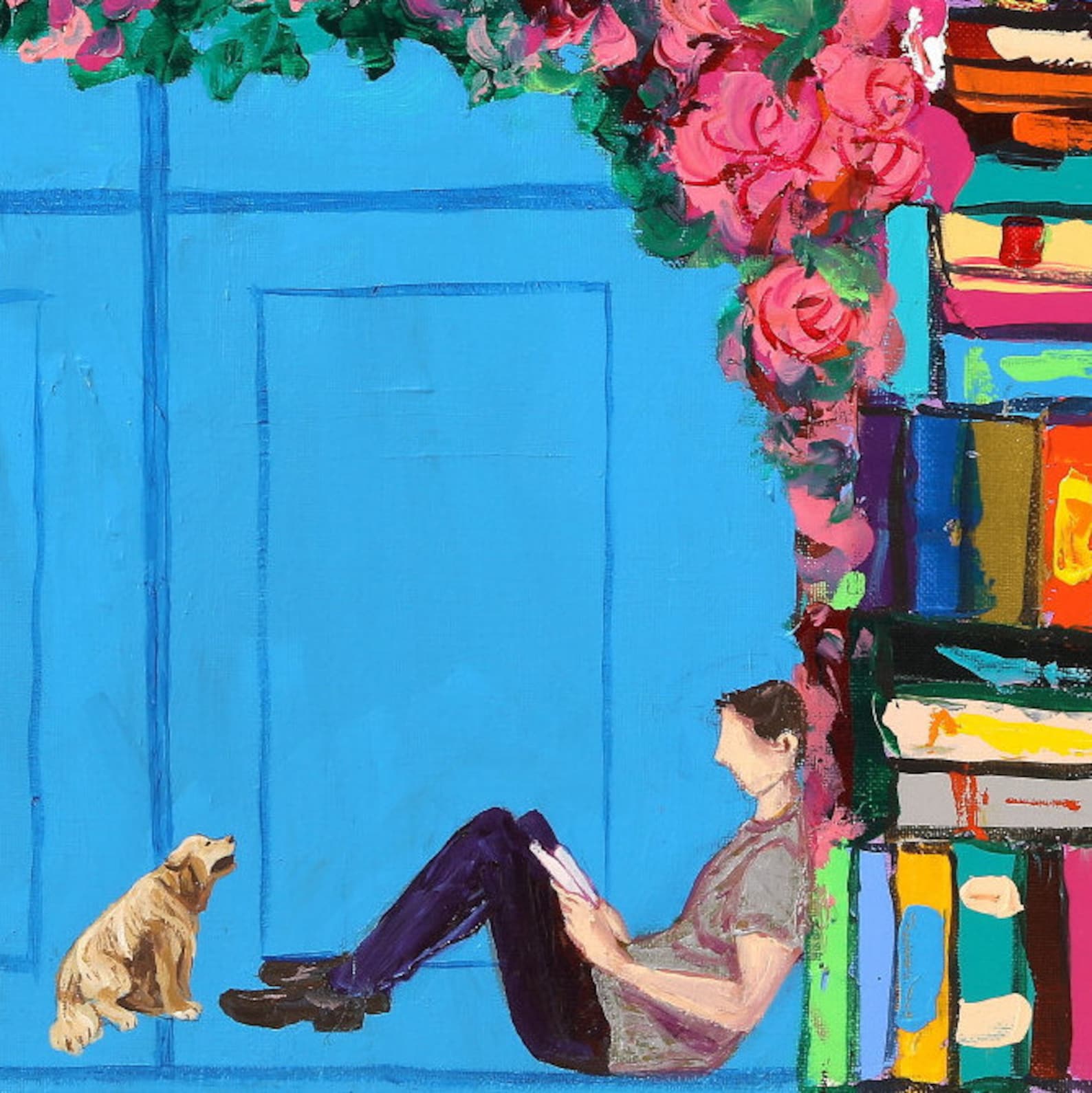 Book Lover Gift Home Library Wall Art Book Art Print - Etsy