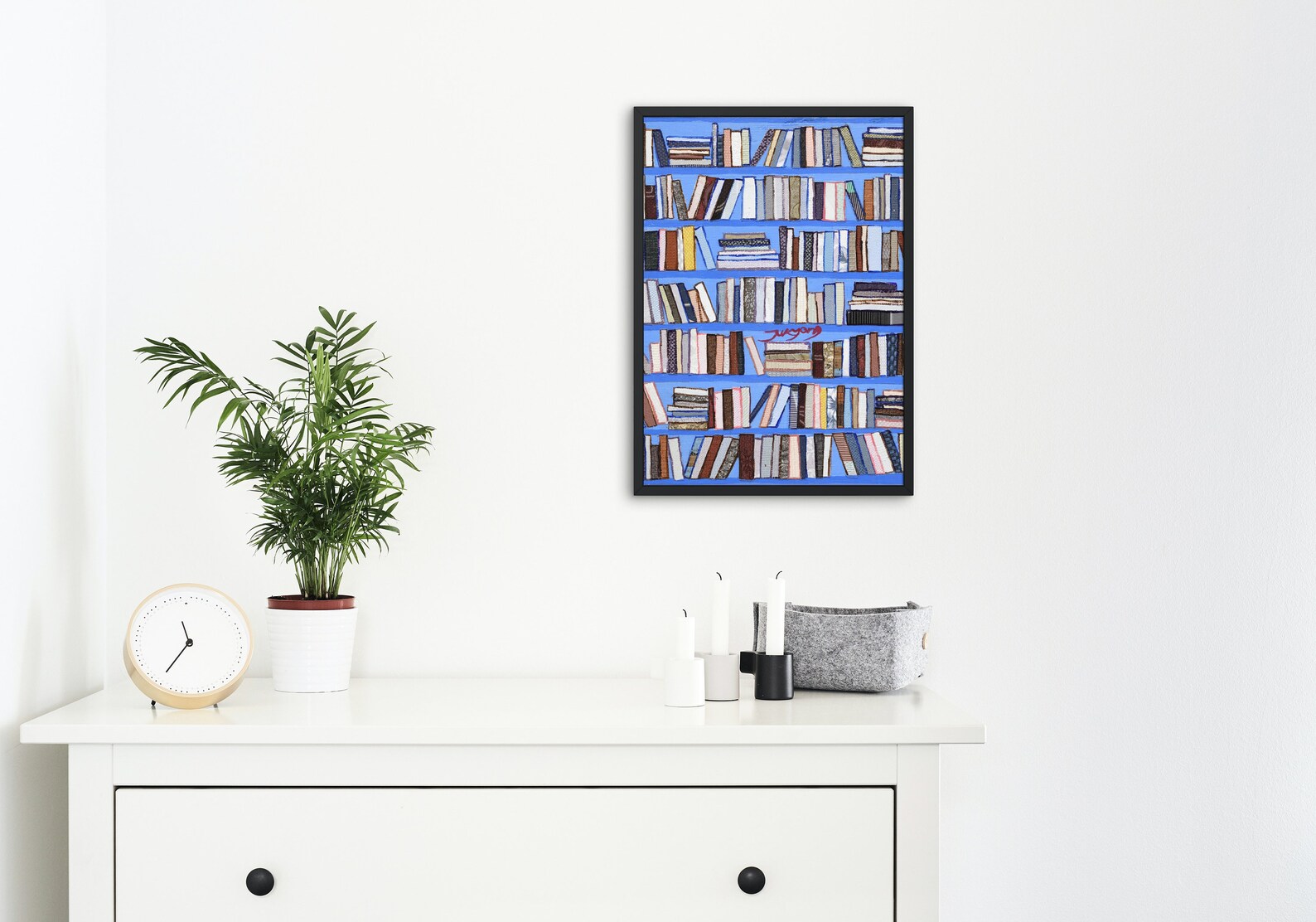 My Book Cafe | Office Wall Art Decor | Bookshelf Poster | Library Wall ...