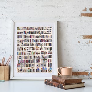 Book Lovers Poster | Book Art Print | Reading Art Print | Colorful ...
