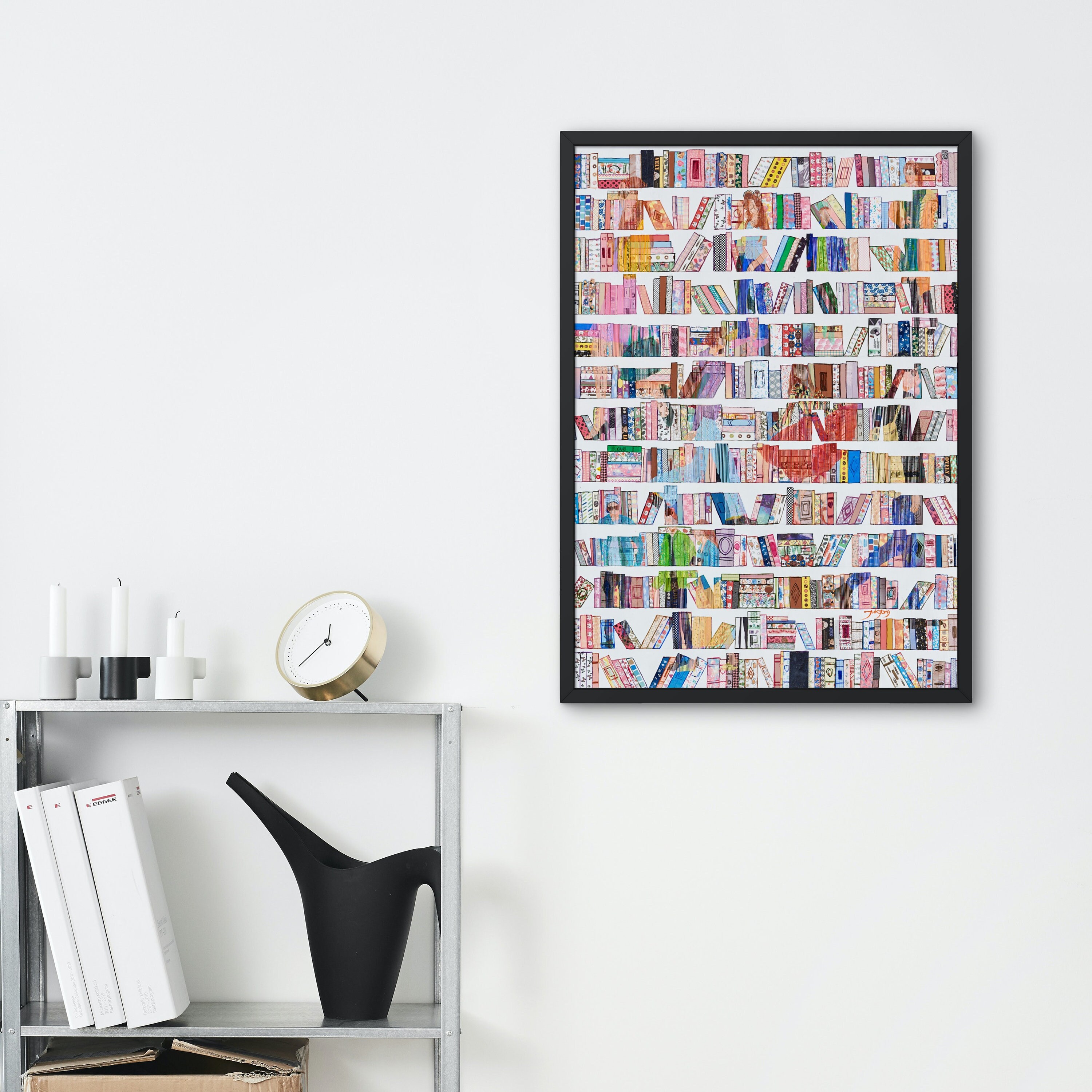 Citizen | My Book Cafe | Office Wall Art Decor | Bookshelf Poster ...
