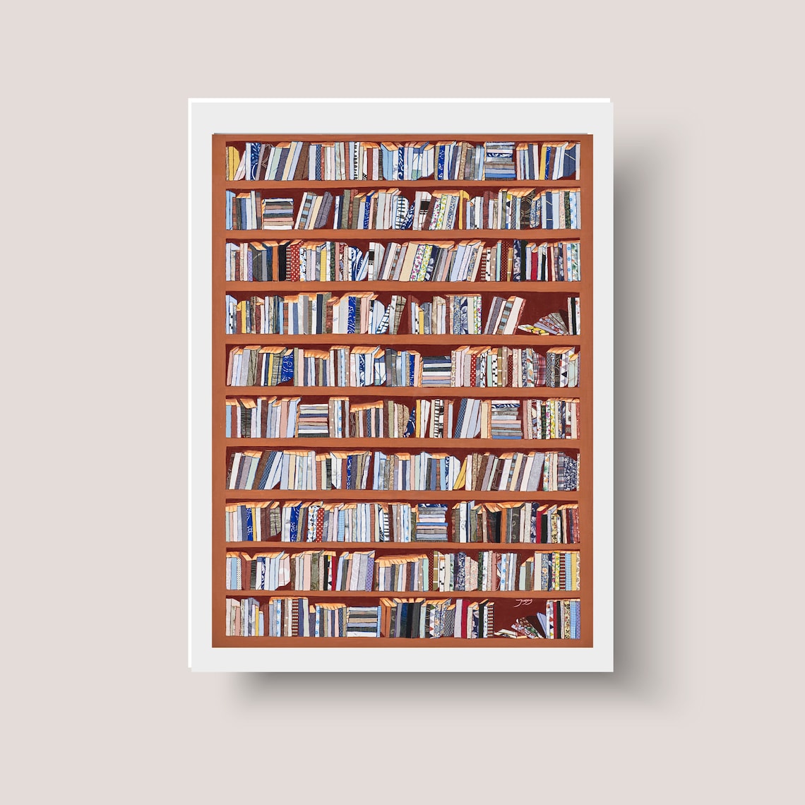 Office Wall Art Decor Bookshelf Poster Library Wall Decor - Etsy