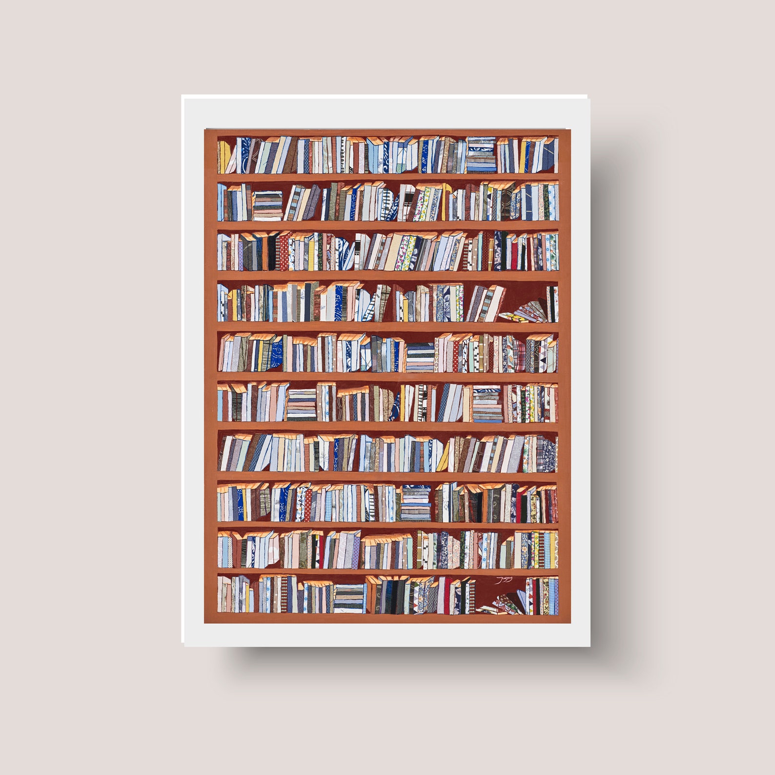 Office Wall Art Decor Bookshelf Poster Library Wall Decor - Etsy
