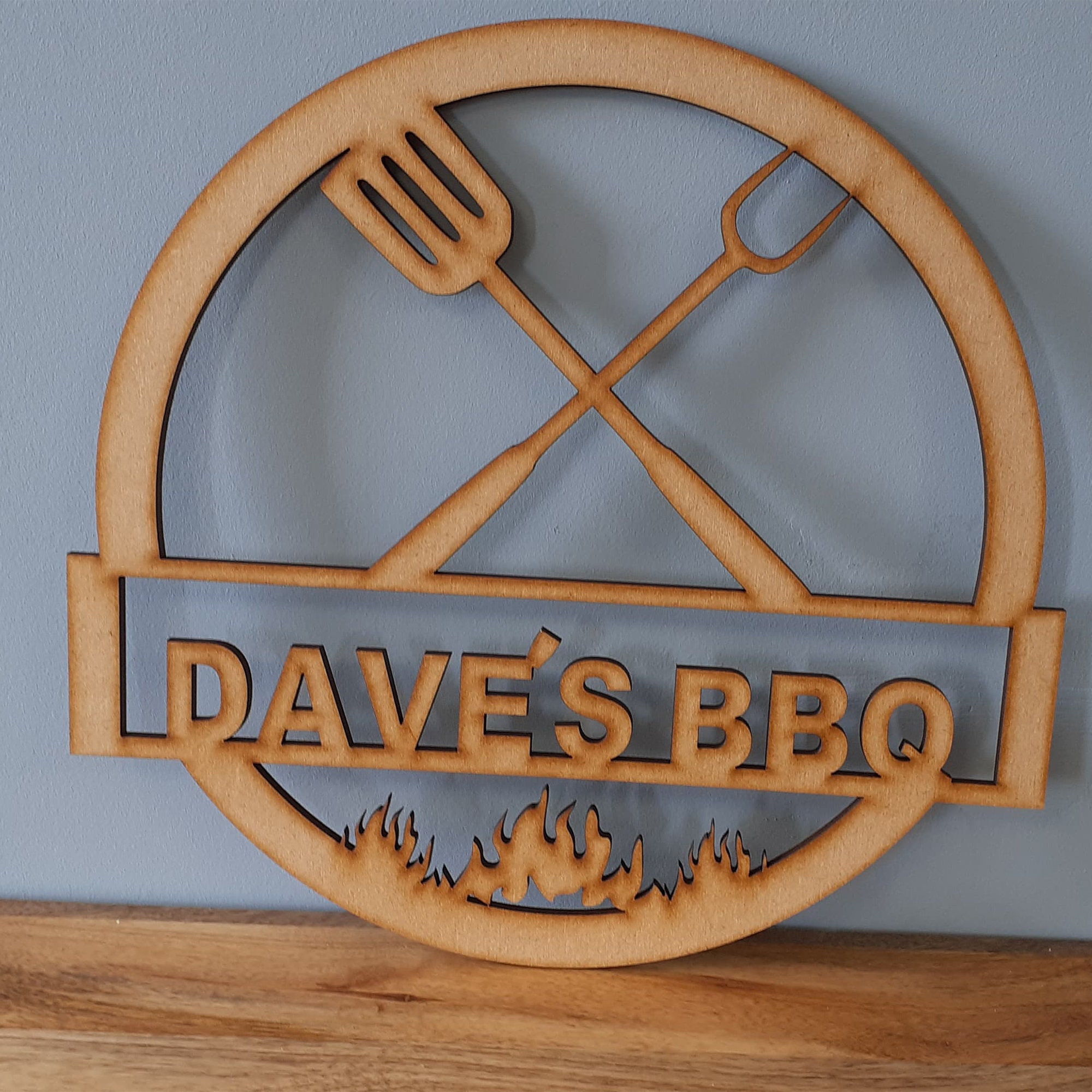 Personalised BBQ Sign Dads BBQ Sign Personalised Fathers - Etsy